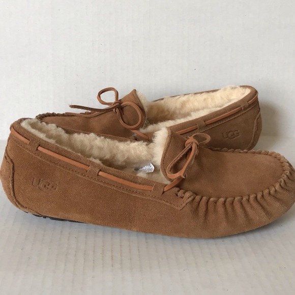 UGG | Shoes | Ugg Mens Olsen Driving Slippers Chestnut Suede 1 | Poshmark